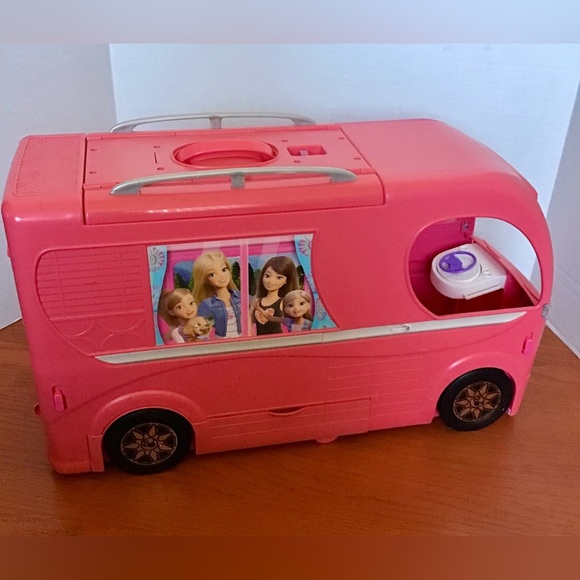 Barbie | Toys | Barbie Popup Camper Playset Glamour Party Bus | Poshmark
